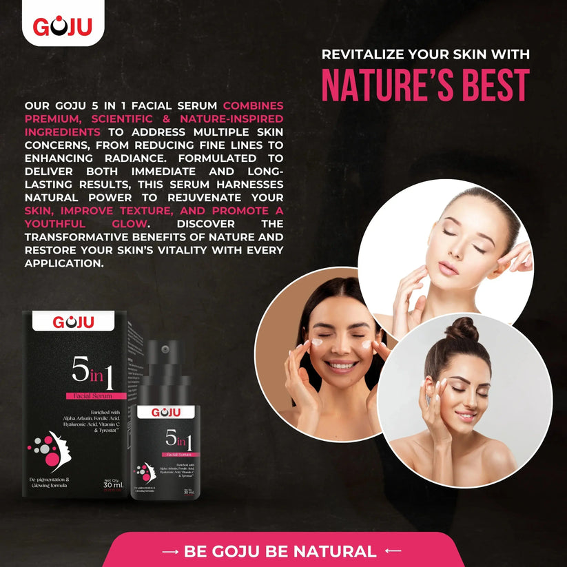 Buy Goju 5 In 1 Facial Serum 30ml Online – Goju Naturals